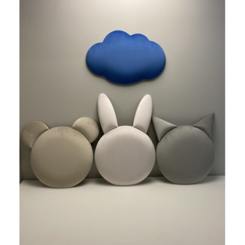 Panel ścienny tapicerowany Chmurka 50x32/60x37 cm